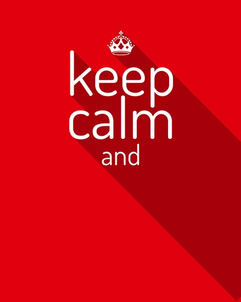 Keep Calm Poster Template