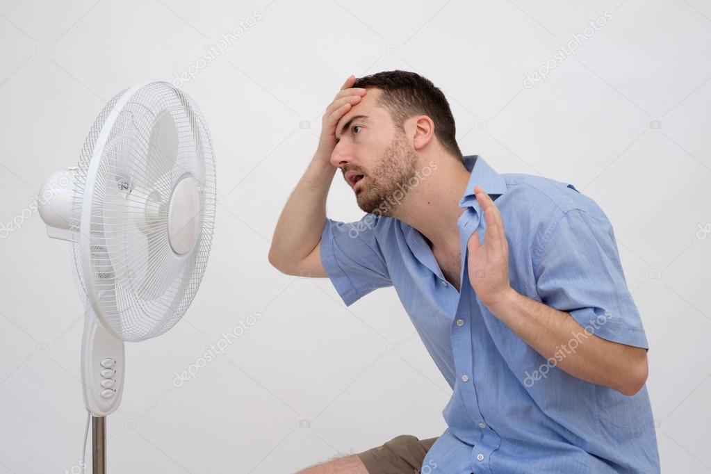 Person Feeling Hot