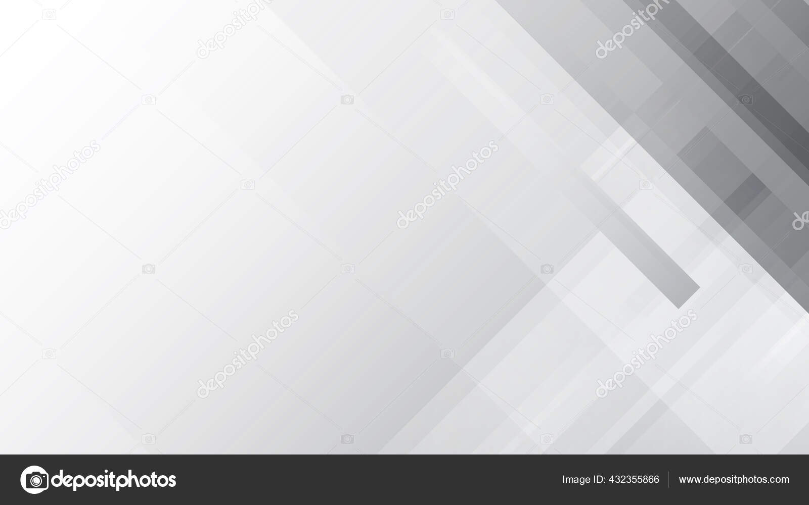 Grey White Abstract Background Geometry Shine Layer Element Vector Presentation Stock Vector By