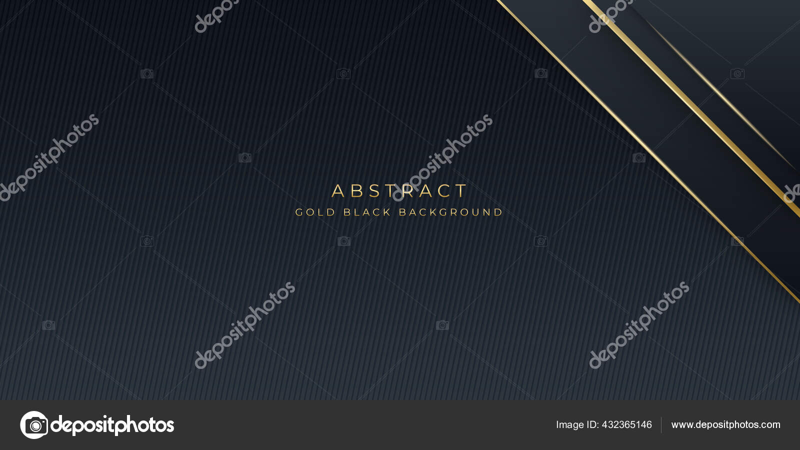 Black Gold Abstract Background Modern Abstract Black Background Gold ...