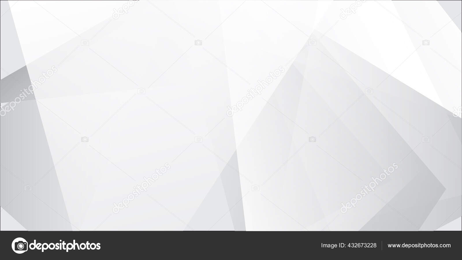 Abstract White Geometric Triangle Background Vector Illustration ...