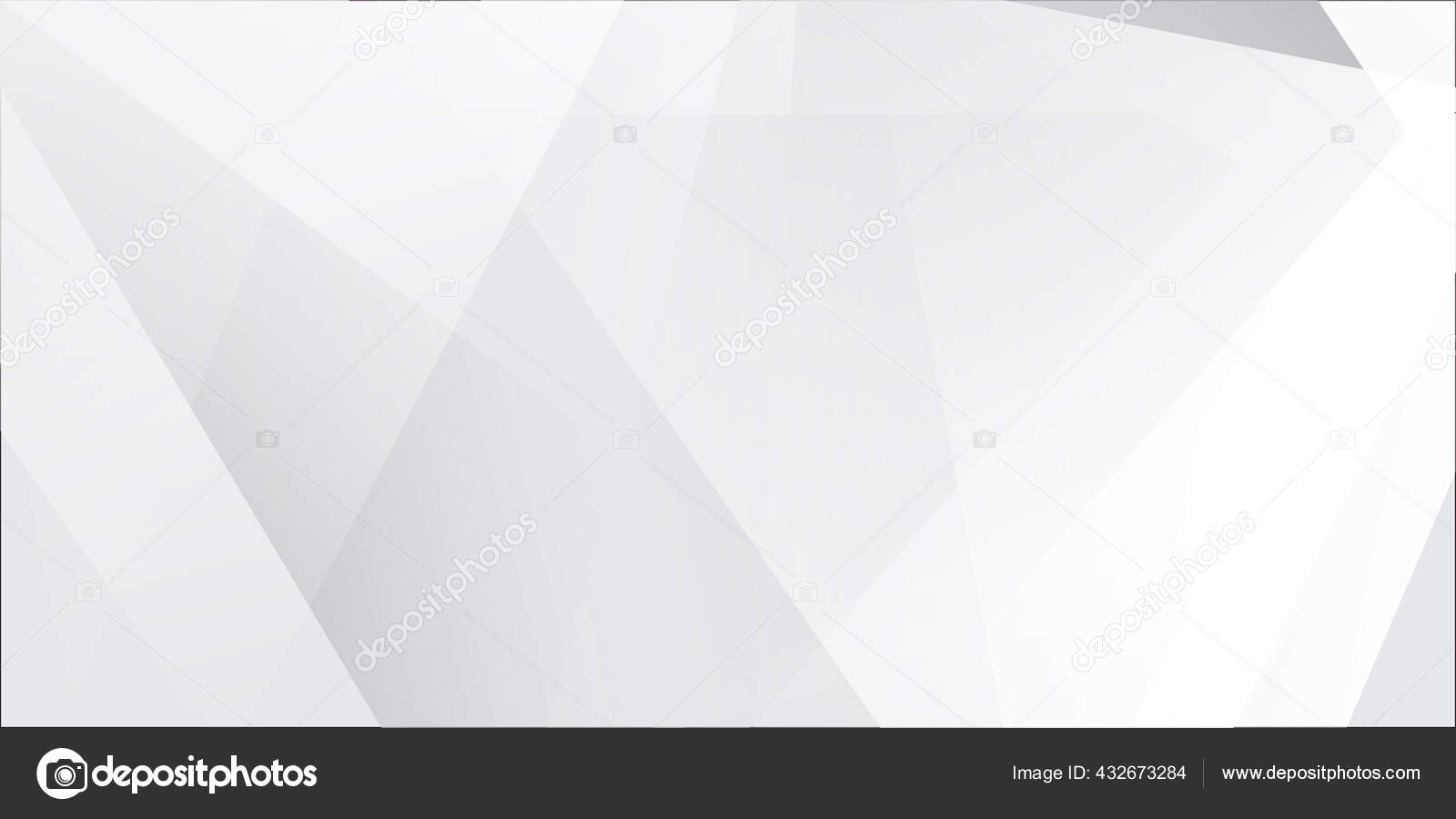Abstract White Geometric Triangle Background Vector Illustration ...