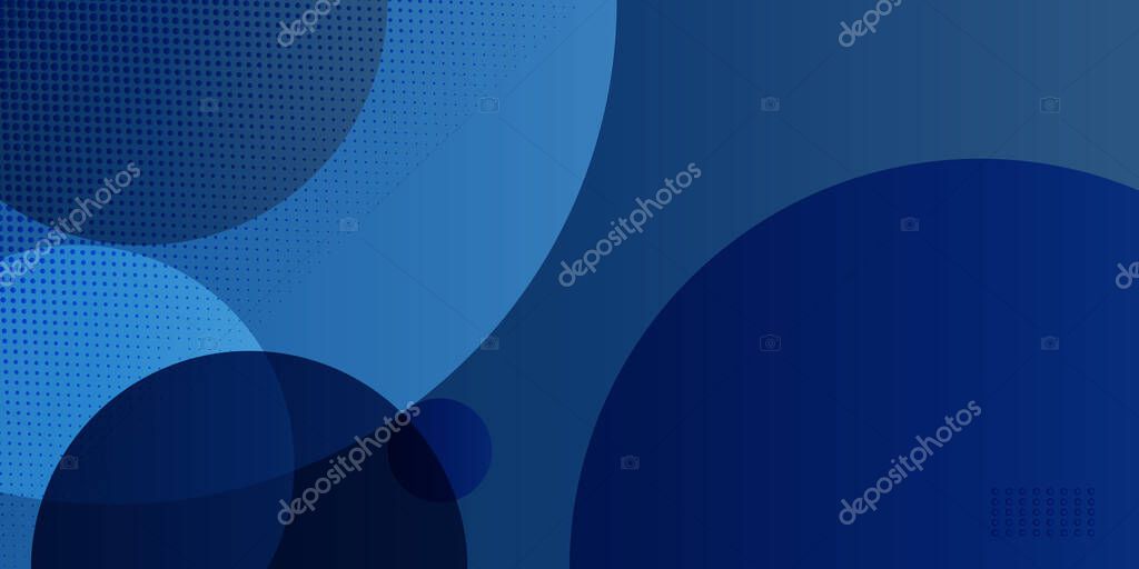 Fondo azul con anillos de círculo azul marino en diseño de textura ...