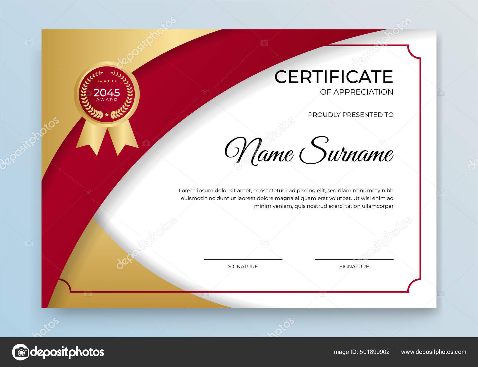 Certificate Template Banner Abstract Geometric Shape Print Template ...