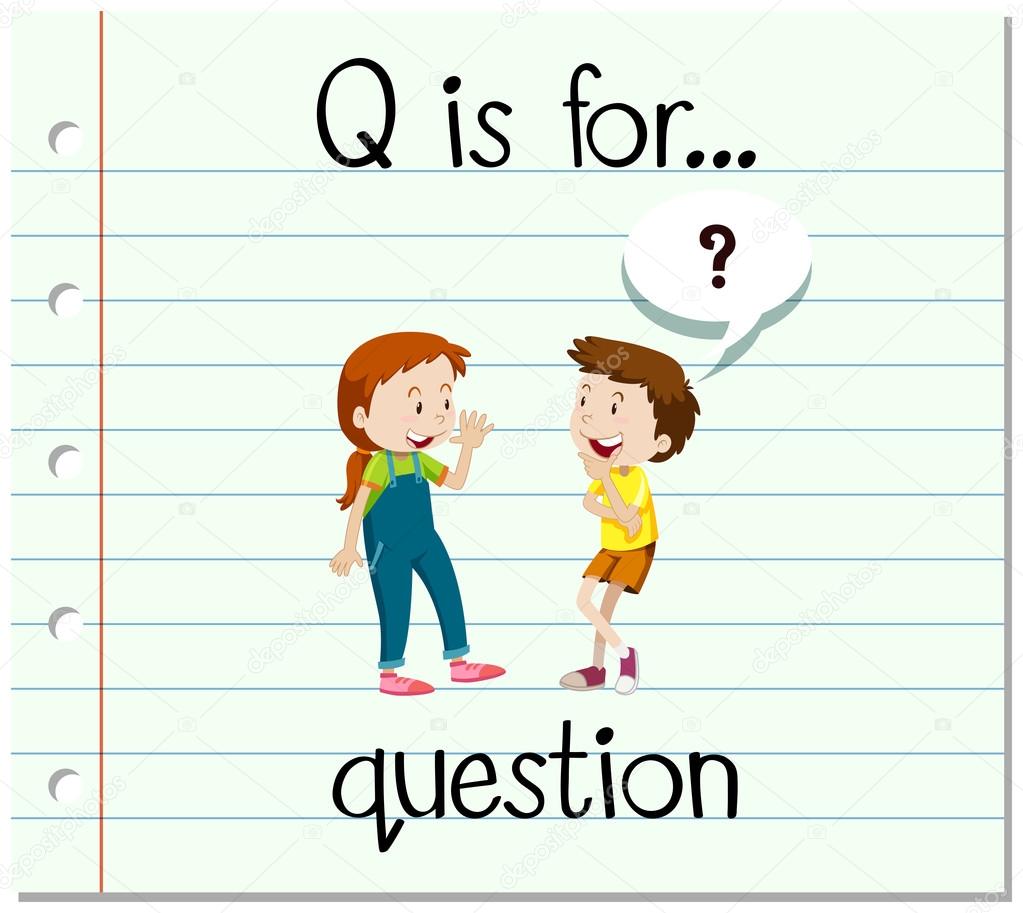 Flashcard letter Q is for question Stock Vector Image by ©blueringmedia ...
