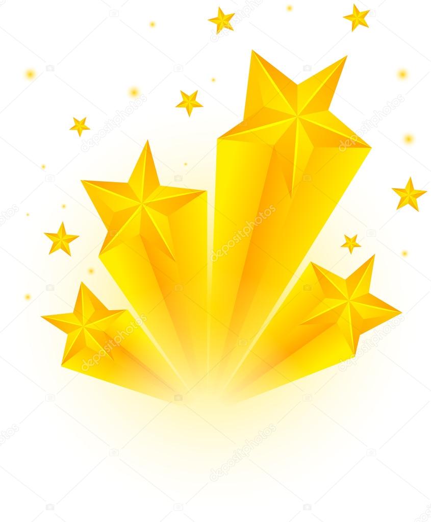 Decoration design with many stars Stock Vector by ©blueringmedia 118425590