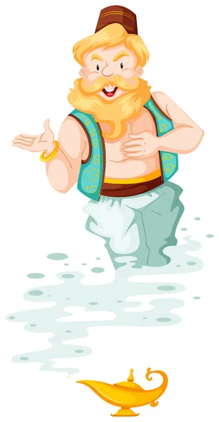 Floating Genie Lamp Vector Art Stock Images Depositphotos