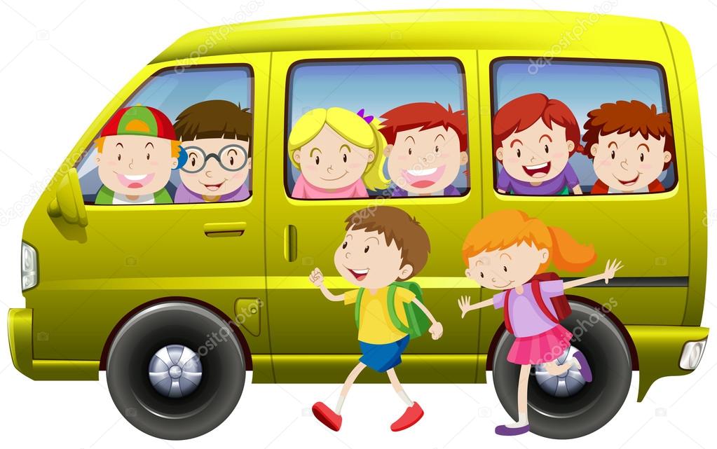Carpool Clip Art Kid Carpool Kids Vector Images (16) PNG Images | PSD