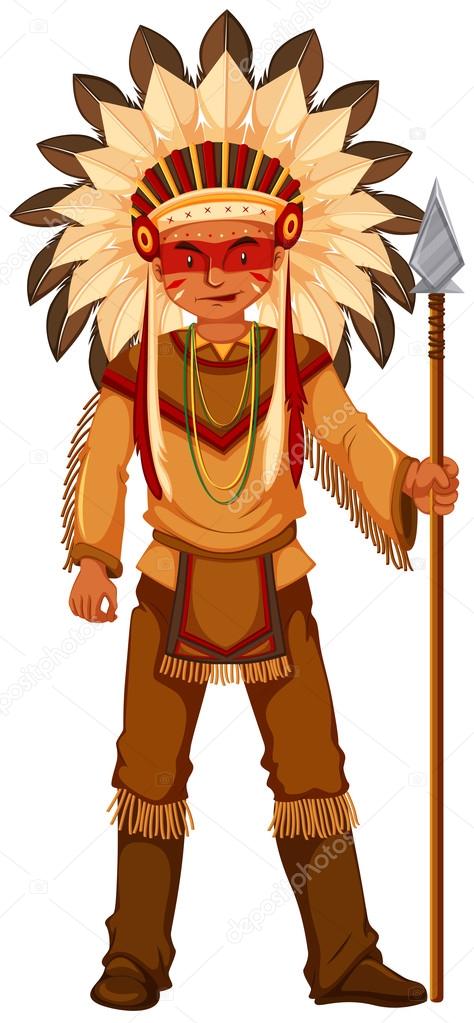 Native American Cartoon