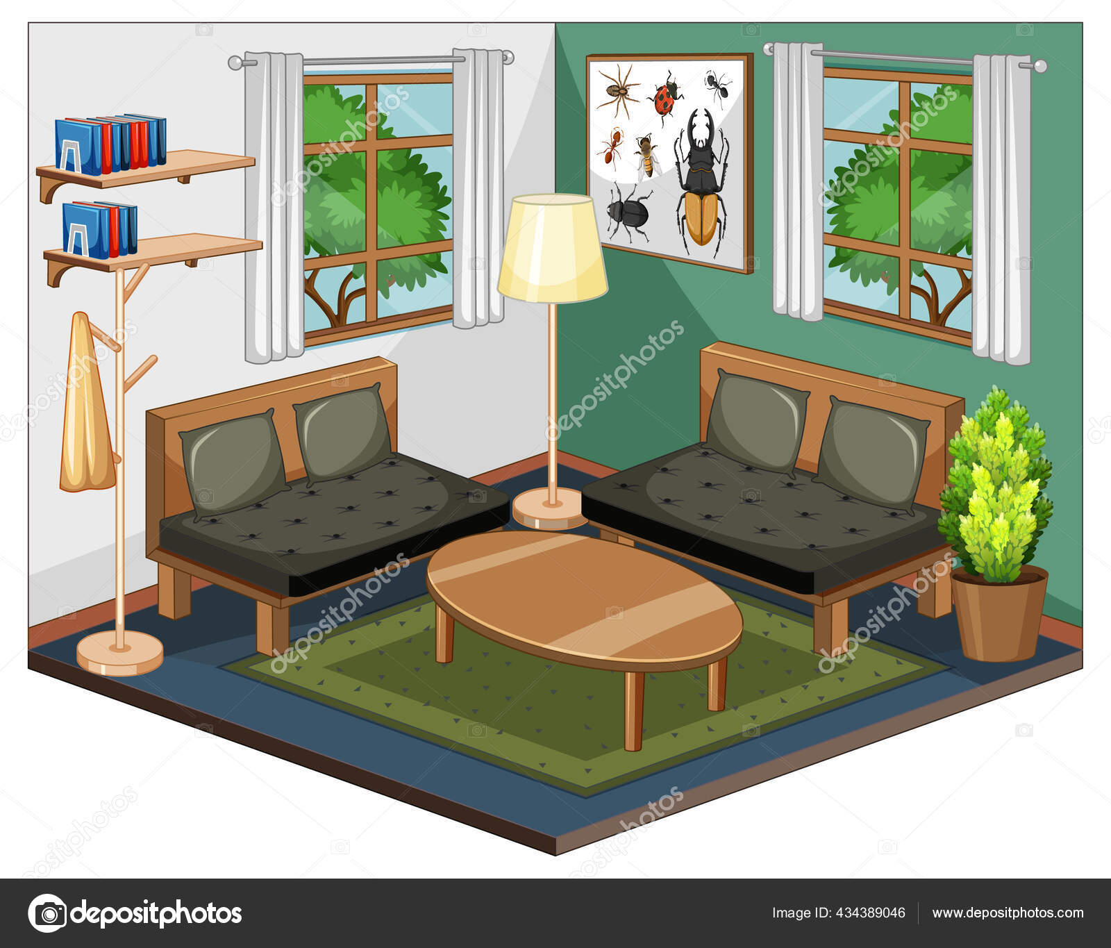 Living Room Furniture Clip Art
