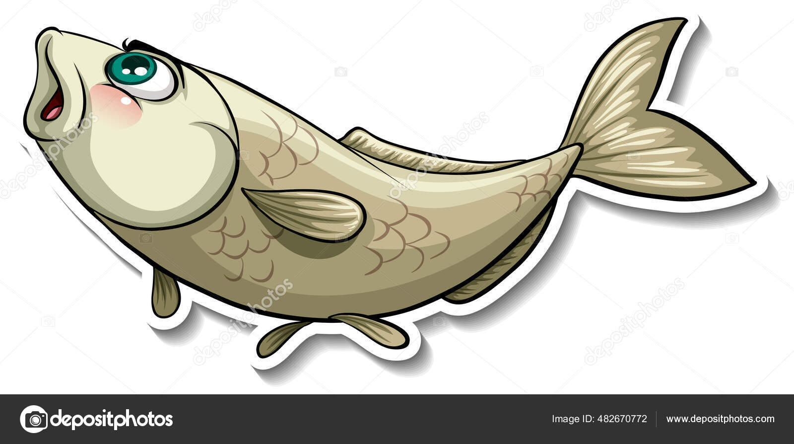 Cartoon Carp