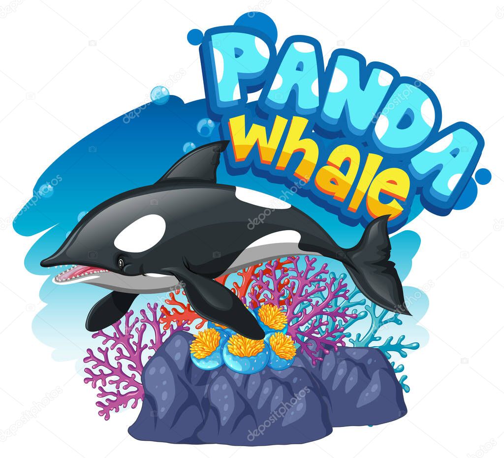 Orca Katil Balina Çizgi Film Karakteri Panda Balina Yazı Tipi ...
