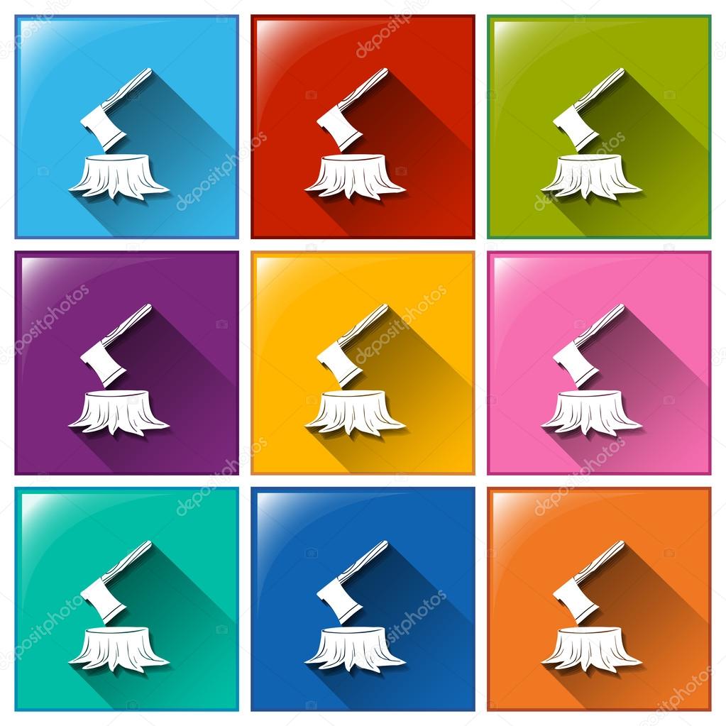 Lumber icons Stock Vector by ©blueringmedia 55059697