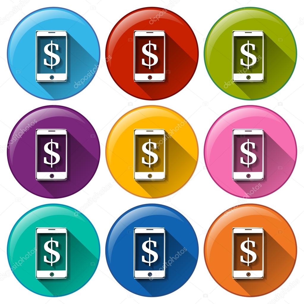 Money buttons Stock Vector Image by ©blueringmedia #55654797