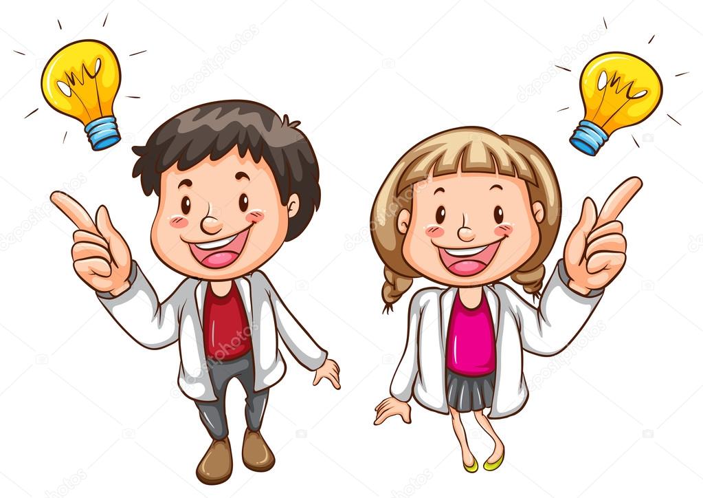 Egy egyszerű rajz, okos emberek Stock Vektor: ©blueringmedia 55939945