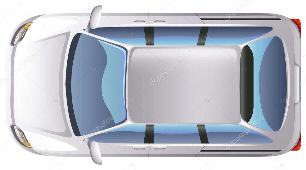 A topview of a minivan Stock Vector by ©blueringmedia 56523141