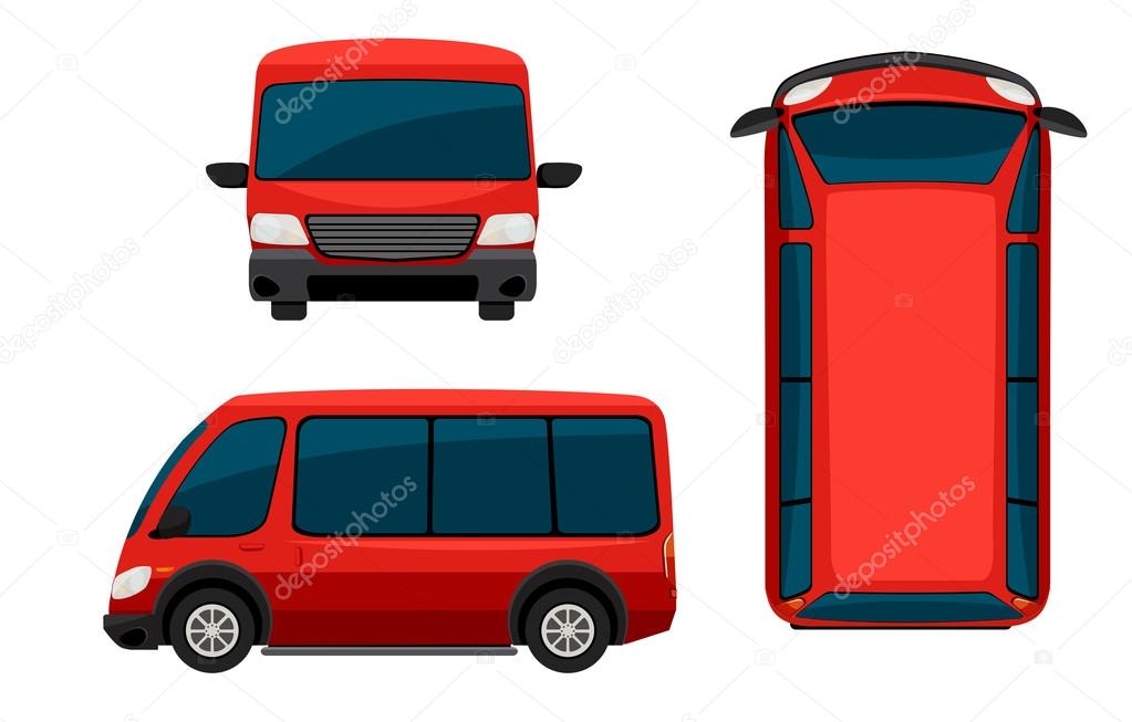 A red van Stock Vector Image by ©blueringmedia #63558287