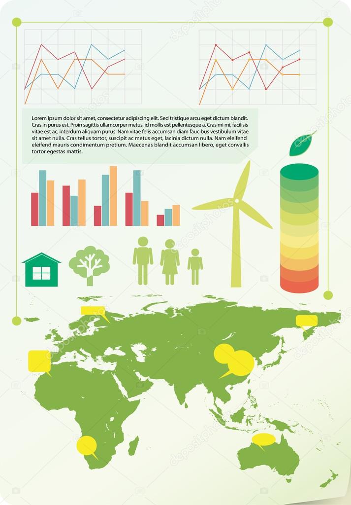 An infochart showing the environment Stock Vector Image by ...