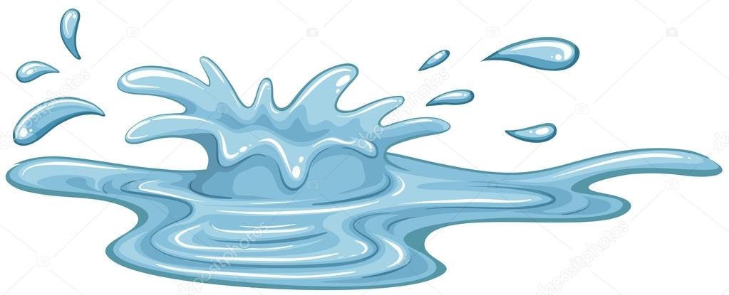 Cannonball Splash Clipart