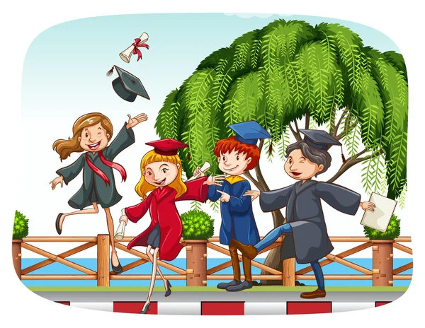 Preparatoria animada imágenes de stock de arte vectorial | Depositphotos