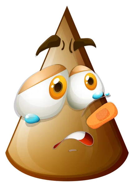 Tricky face on cone Stock Vector Image by ©blueringmedia #80740998