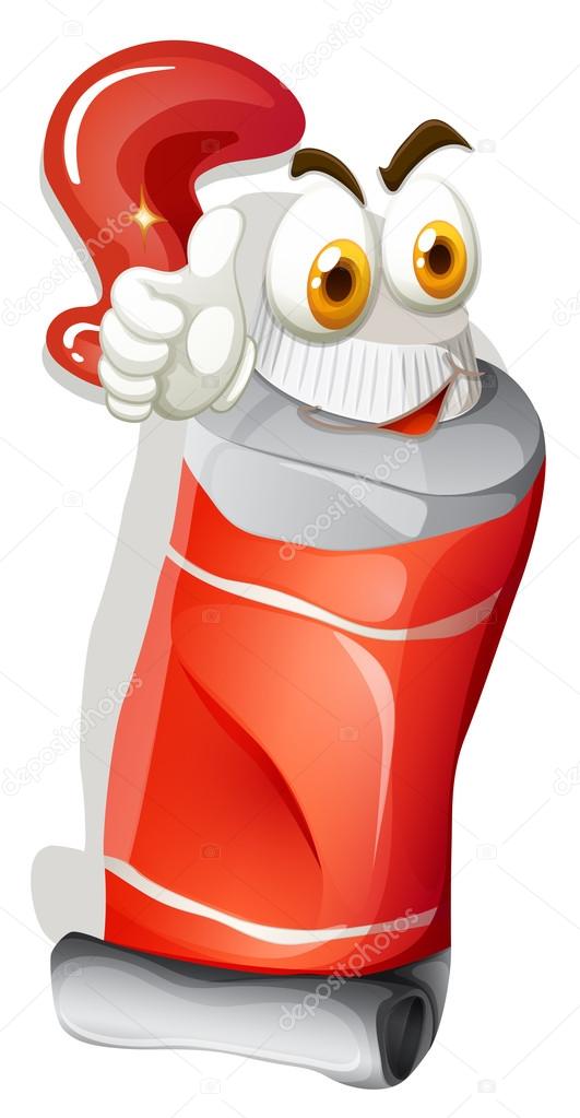 Red color in tube with face Stock Vector Image by ©blueringmedia #82544020