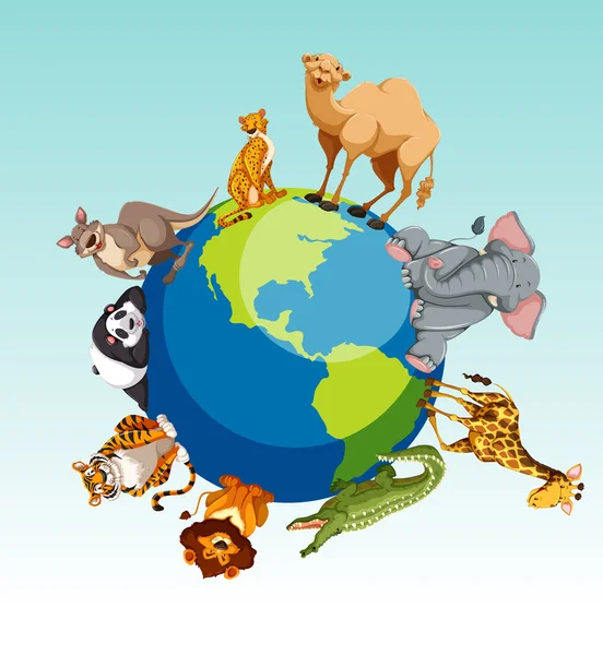 Earth with animal Stock Photos, Royalty Free Earth with animal Images ...