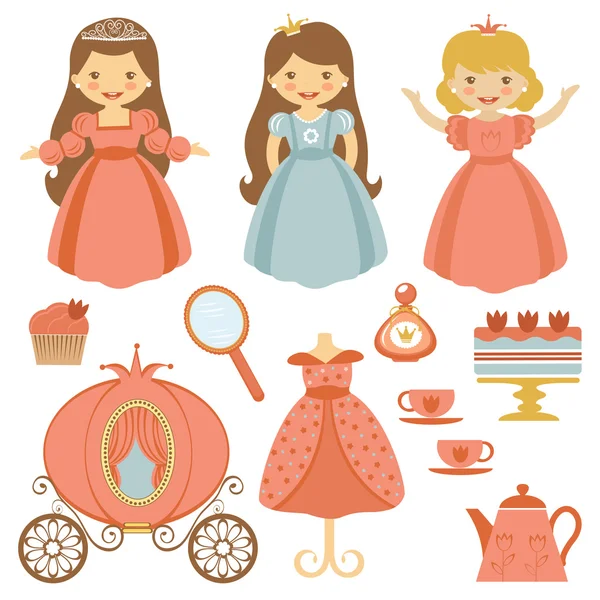 Princess party — Stock Vector © Japanez #19425447