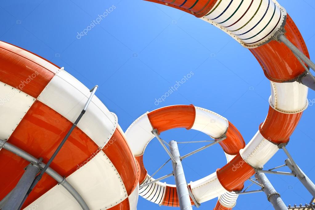 Water slides Stock Photo by ©hyrons 52945235