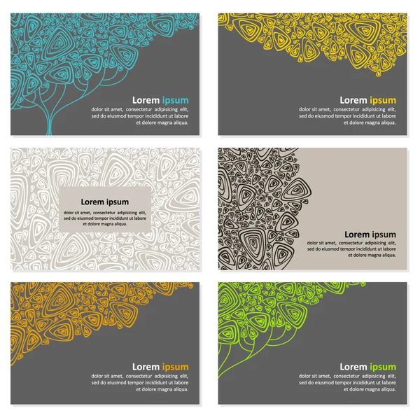 Set of neutral business cards — Stock Vector © Haramambura #47942321