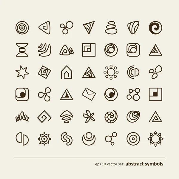 Iconos abstractos Imágenes Vectoriales, Gráfico Vectorial de Iconos ...