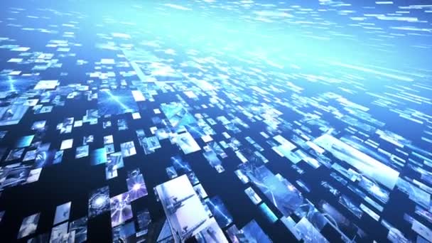 Animated clips wall, horizontal pop up — Stock Video © fredmantel #69321587