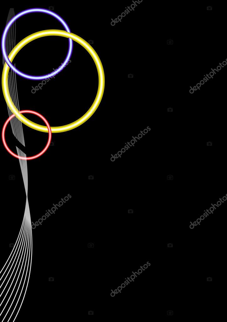 Circle abstract background on black — Stock Photo © jamesstar #102433572