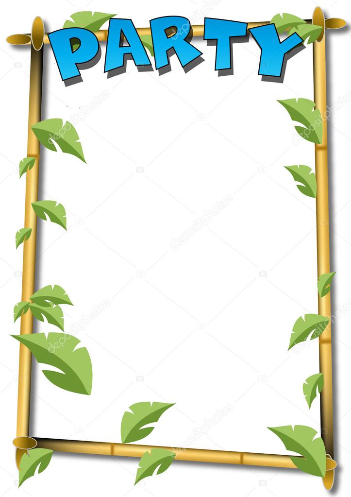 Party border — Stock Photo © jamesstar #83108678