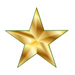 Gold star Stock Photo by ©Rangizzz 3763236