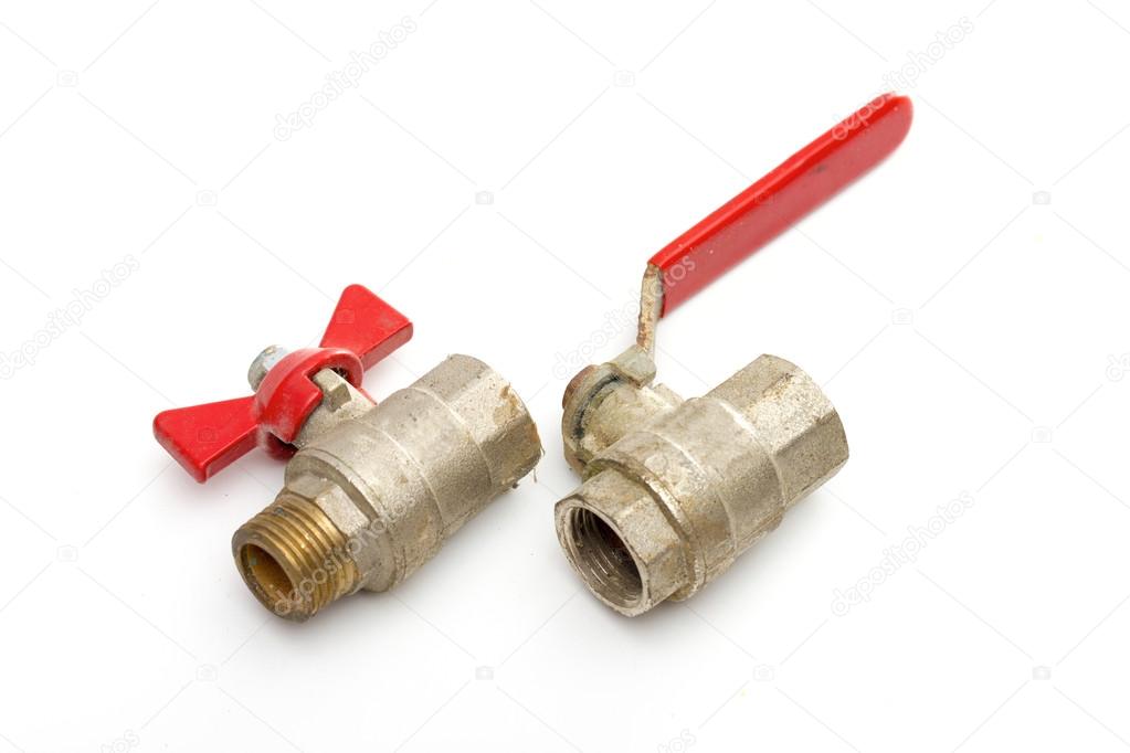 Valve on the white background — Stock Photo © antonsov85 #57645803