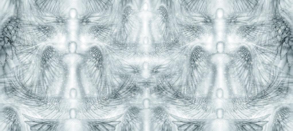Starry Angelic Background Pattern Stock Photo by ©jimlarkin 93005088