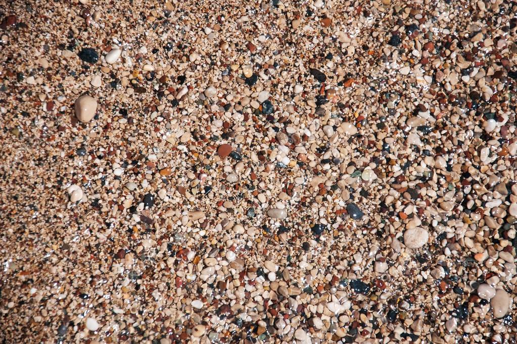 Stones on beach and sea water — Stock Photo © ls992007 #124284664