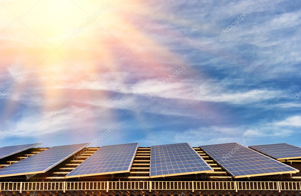 Alternative energy with solar panel ⬇ Stock Photo, Image by ...