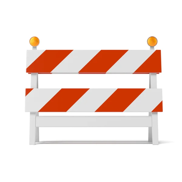 Roadblock isolated on white background Stock Photo by ©ekostsov 28283819