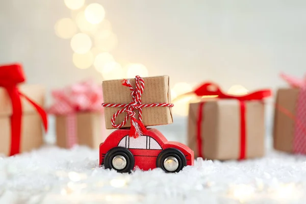 Gift box on toy car Stock Photo by ©maglara 82885638