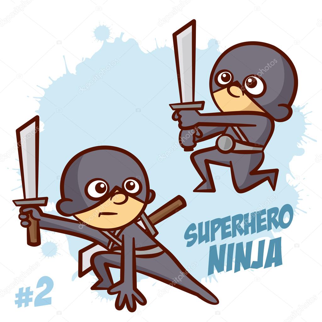 Kid Ninja Clipart