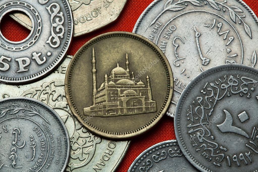 Different Coins of Egypt — Stock Photo © wrangel #101039676