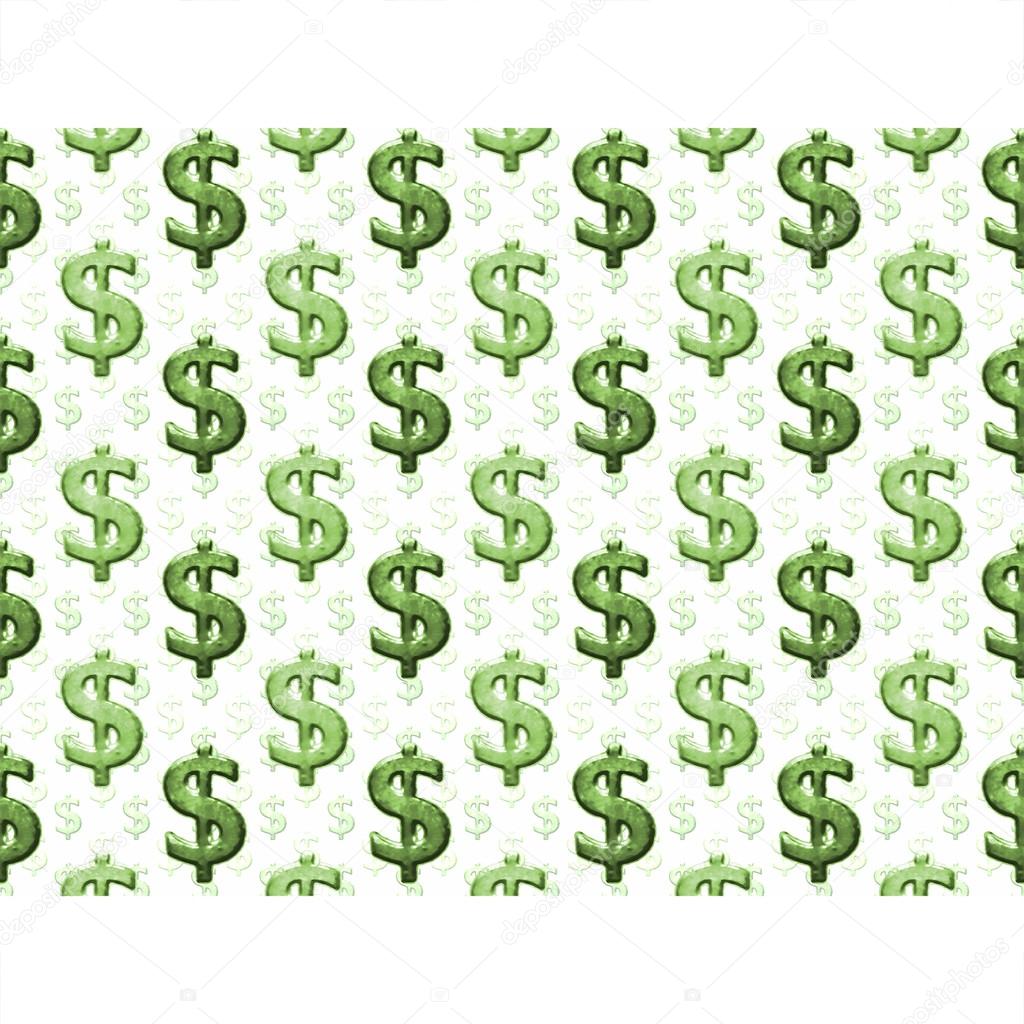 Dollar Sign Page Border