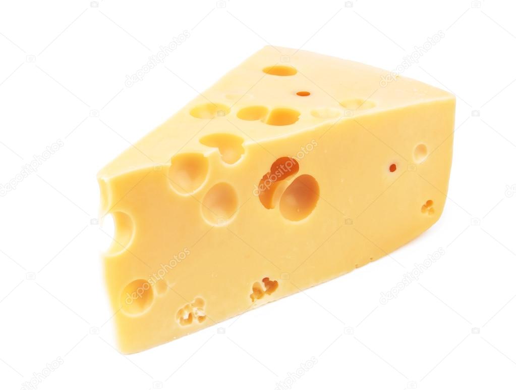 Cheese on white background — Stock Photo © pioneer111 #109280406