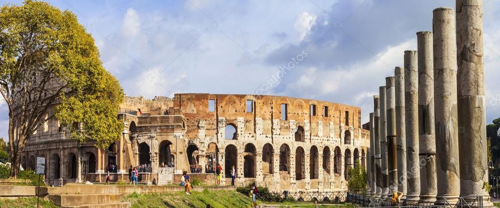 Great Colosseum, Rome — Stock Photo © Maugli #90677566