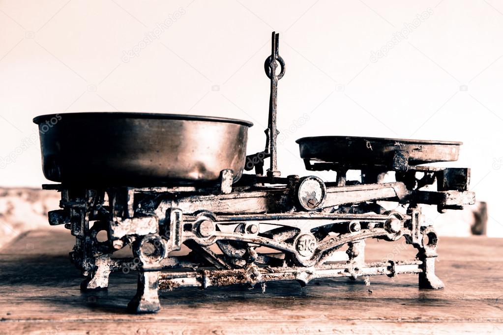 Old Antique weight measuring and kitchen goods weighing ⬇ Stock Photo ...
