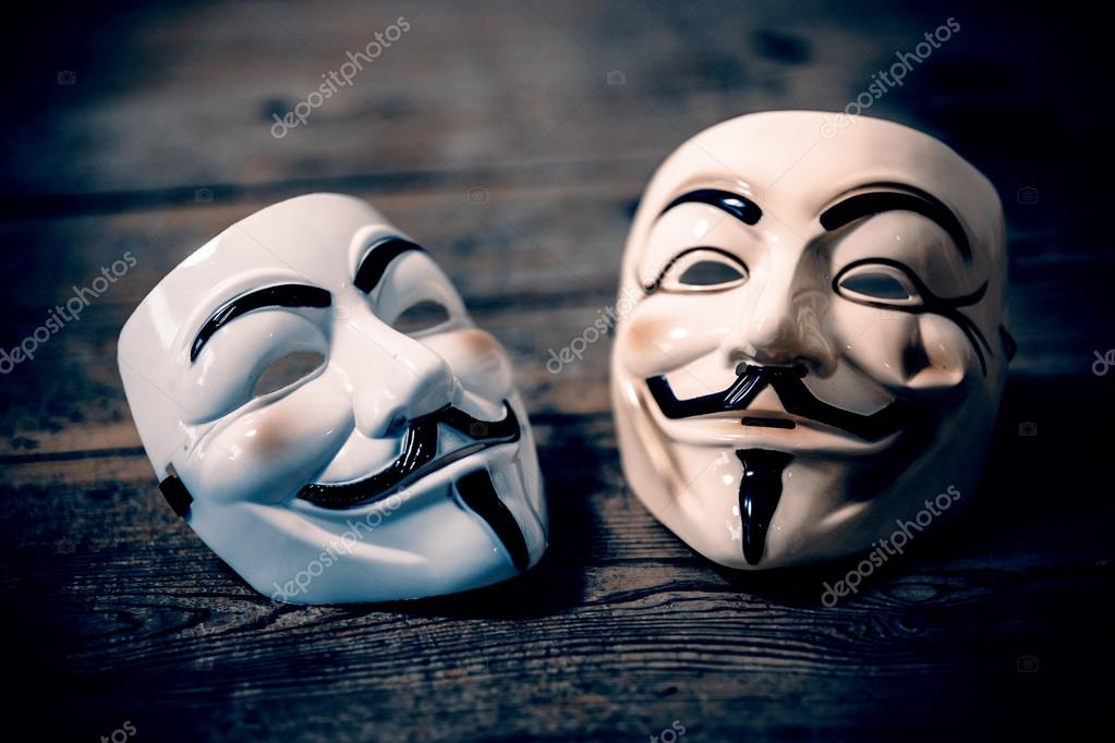 White and yellow anonymous masks – Stock Editorial Photo © jarin13 ...