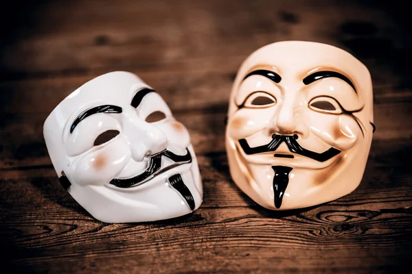 White and yellow anonymous masks – Stock Editorial Photo © jarin13 ...