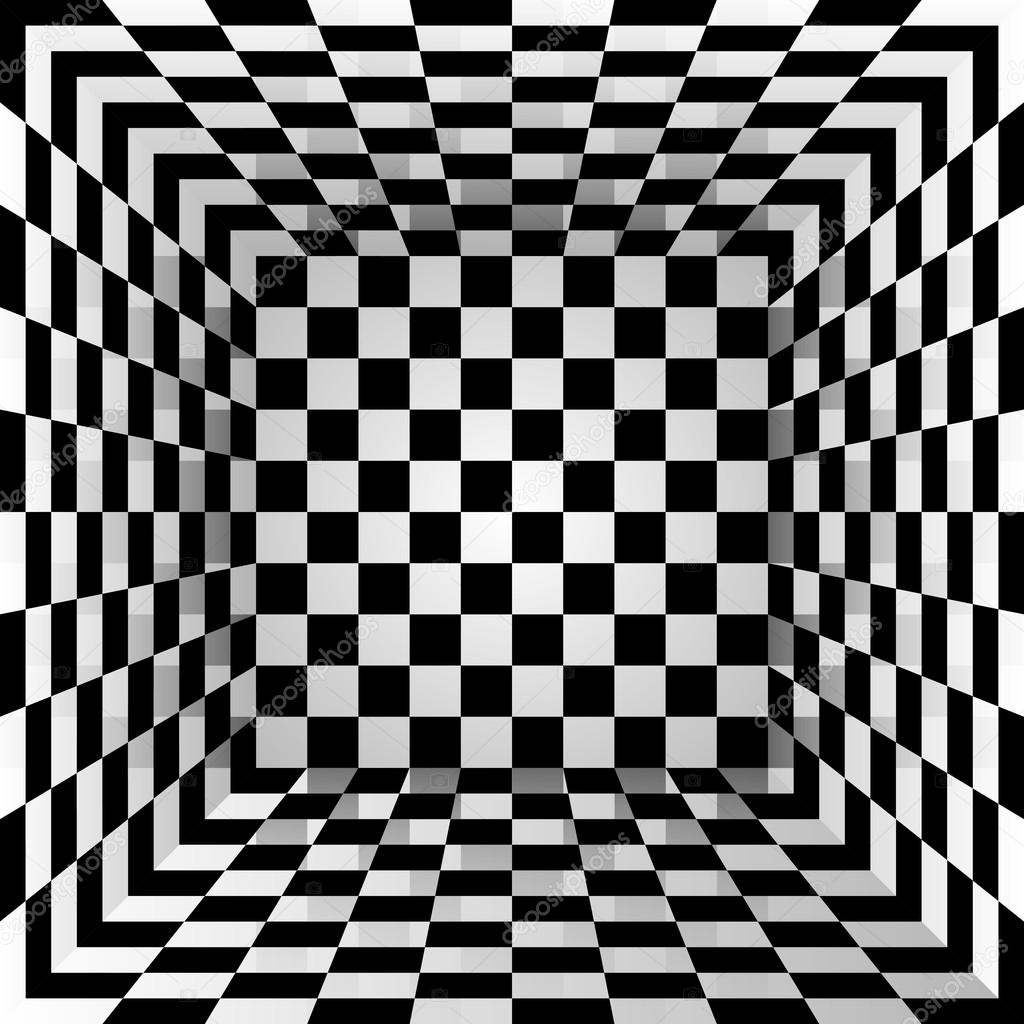 Checkered texture box. Abstract background. Vector illustration. Stock ...